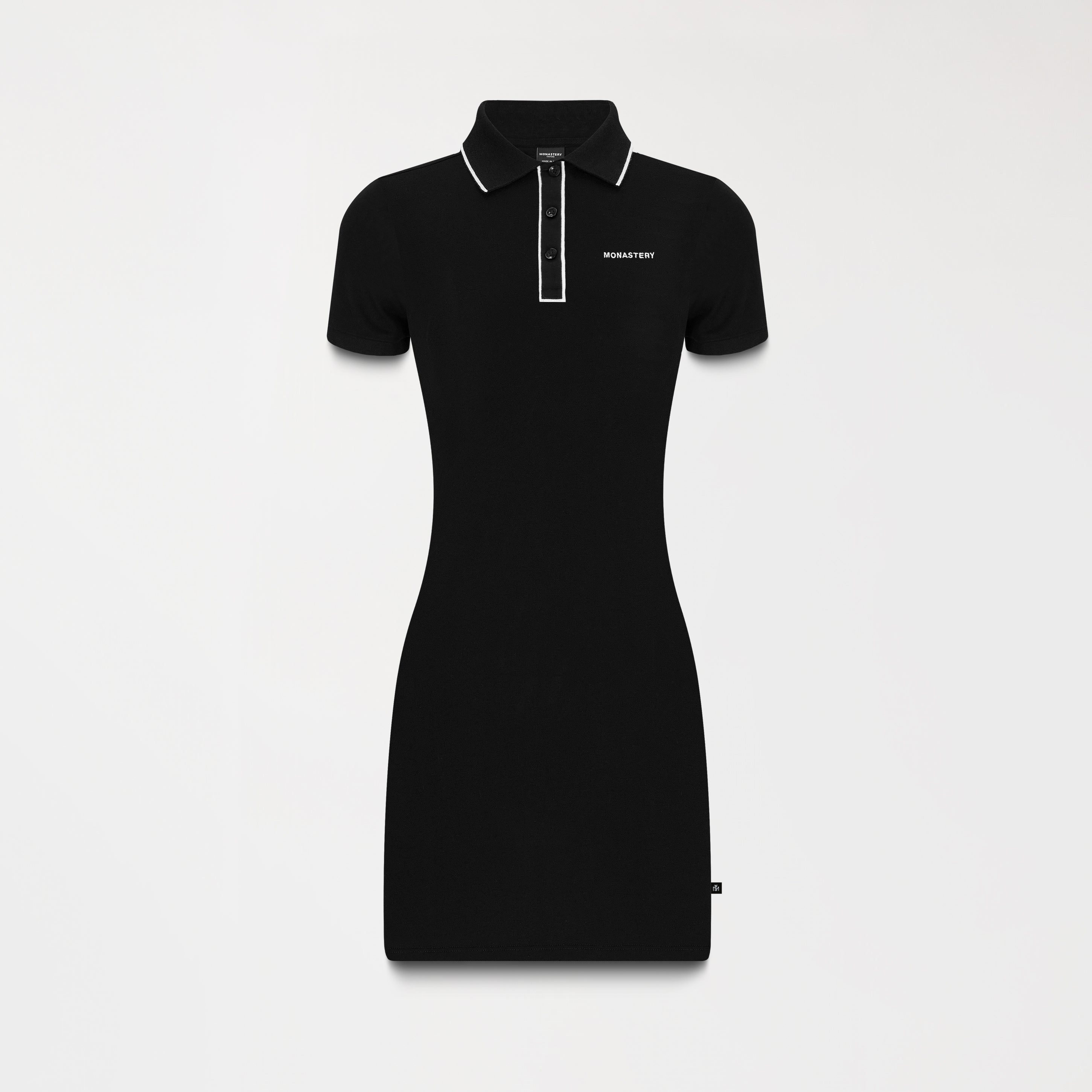 MIKA POLO DRESS WOMEN BLACK – Monastery | Official Store